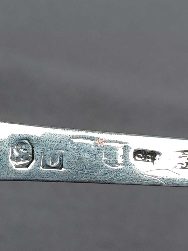 Francis Spilsbury II London Georgian Sterling Silver Meat Skewer C ...