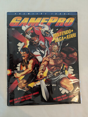 GamePro Magazine Issue 1 Premiere Nintendo Sega Atari With inserts | eBay