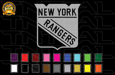 New York Rangers Hockey Team Logo NHL Vinyl Decal Sticker Car Window ...