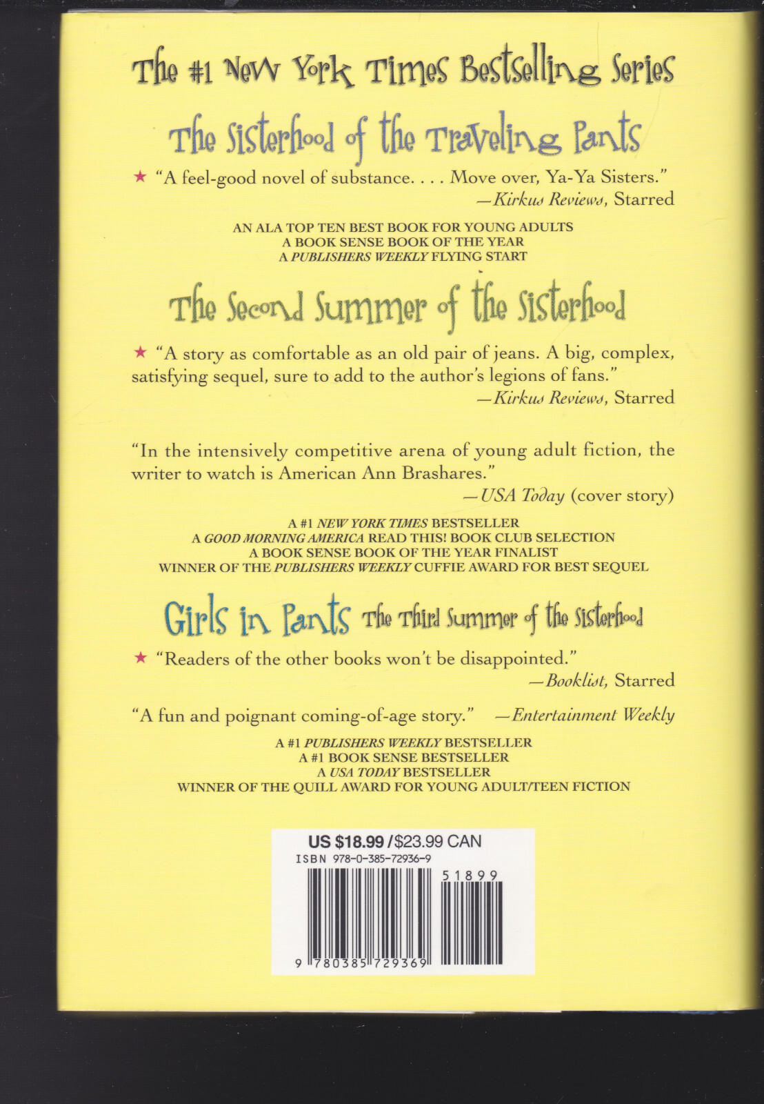 The Sisterhood of the Traveling Pants Ser.: Forever in Blue : The ...