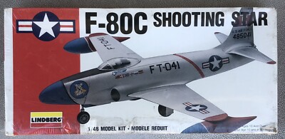 Lindberg 1/48th Scale F-80C Shooting Star Model Kit No. 70550 - Sealed ...