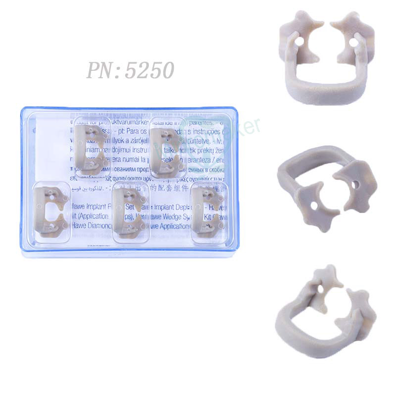 5pc/box Dental Kerr Soft Clamp Universal Rubber Dam Sundries Molar ...