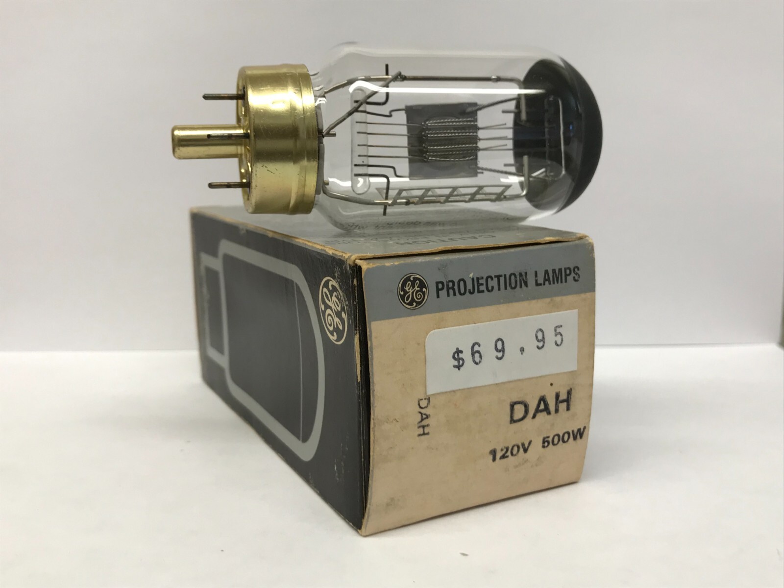 GE DAH 120V 500W Projection Lamp, Projector Bulb NEW | eBay