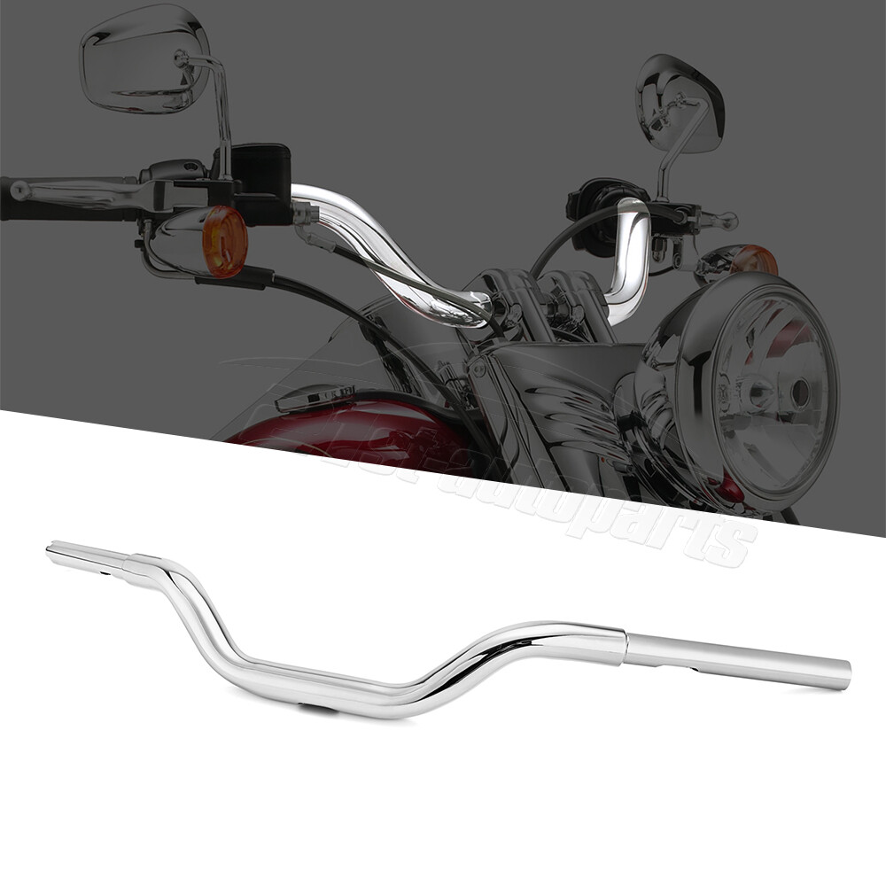 Rise 3.75" Drag Bar 1.25" Handlebar For Harley CVO Road King Special ...