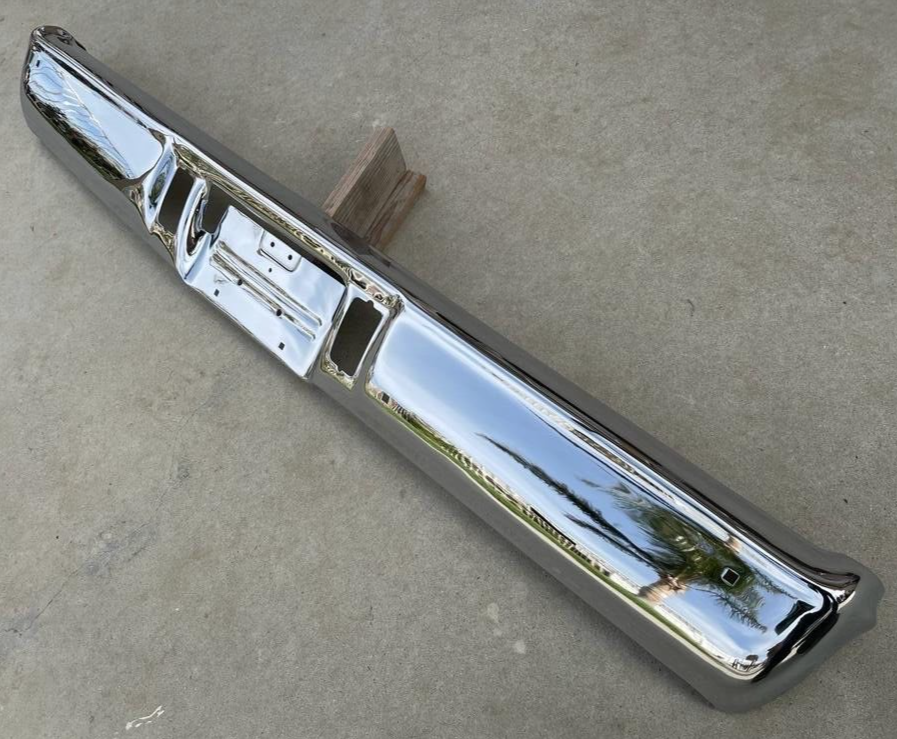 1966-1967 S Dodge Coronet Wagon Triple Plated Chrome Rear Back Bumper ...