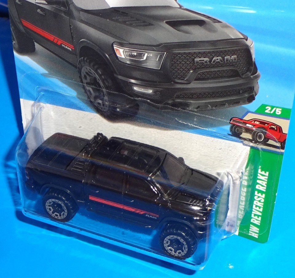 Hot Wheels 2025 Reverse Rake Series #96 '23 RAM 1500 Black w/ BLs | eBay