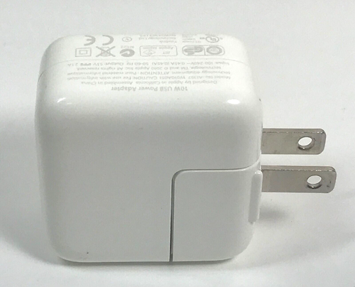 Original Apple 10W USB Wall Charger Block Power Adapter iPhone iPad ...