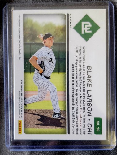 2024 Panini Prospect Edition Blake Larson Silver Holo Auto | eBay
