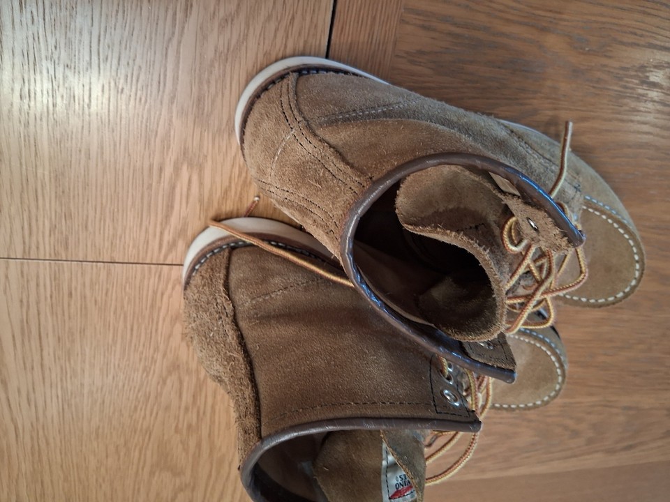 RED WING SHOES 8881 D Mens Red Wing Suede Boots Size UK8 | eBay UK