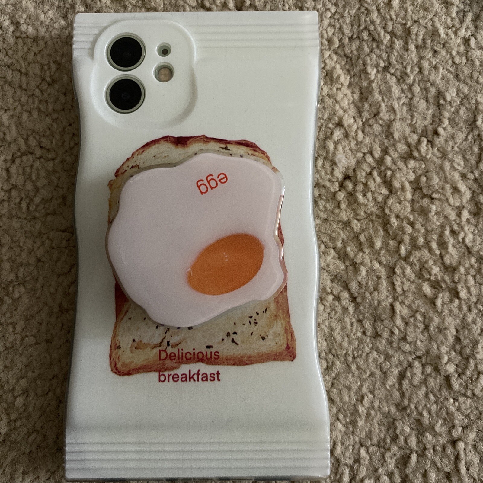 Breakfast Egg With Phone Grip Iphone12 | eBay