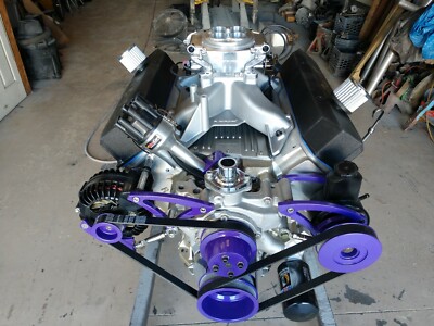 MOPAR DODGE 440-500 CI ENGINE HI PERF COMPLETE ASSEMBLY SOLID CAM 600HP ...