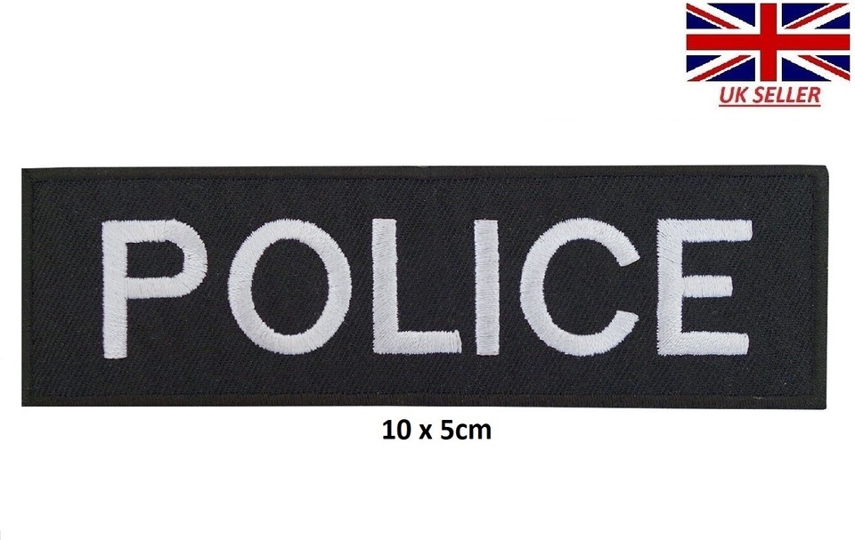 Metropolitan Police Logo Embroidered Patch Hook & Loop Iron - On UK ...