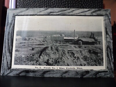 EVELETH MN Minnesota No. 5 Fayal No. 1 Mine Mining early 1900's ...