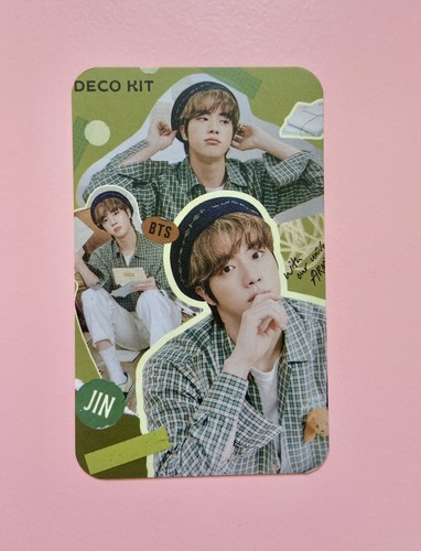 BTS Jin 'Deco Kit' 2022, single photocard. Bangtan, Seokjin, ARMY, WWH ...