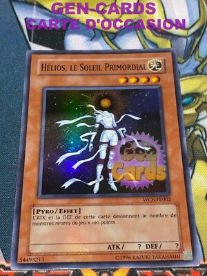 CARTE Yu Gi Oh HELIOS, LE SOLEIL PRIMORDIAL WC6-FR002 | eBay
