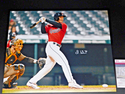 STEVEN KWAN Signed / Autographed 16x20 Batting Red Jersey JSA Witness ...