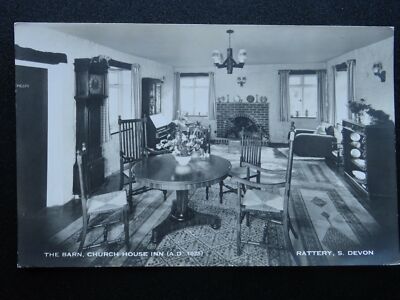 Devon Rattery CHURCH HOUSE INN The Barn - Old RP Postcard by Nicholas ...