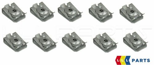NEW GENUINE BMW MINI VARIOUS MODELS C-CLIP METAL NUT CLAMP 10 PCS ...