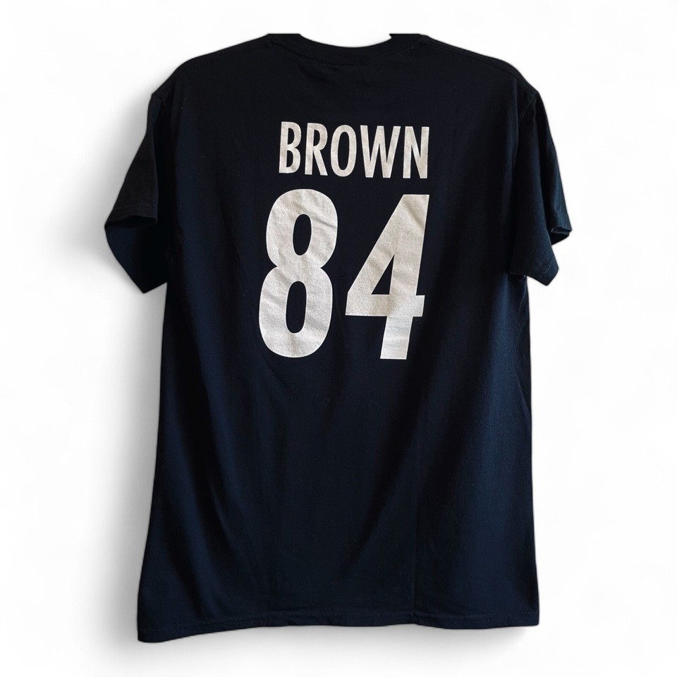 Pittsburgh Steelers Antonio Brown #84 NFL Super Bowl Football Black ...