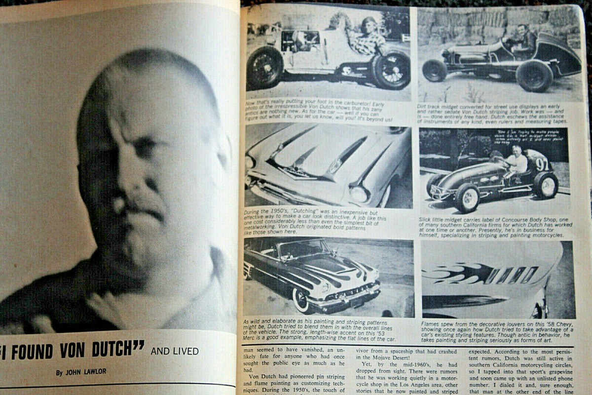 Von Dutch Original Pinstriping Kenny Howard (von Dutch) Pinstripe