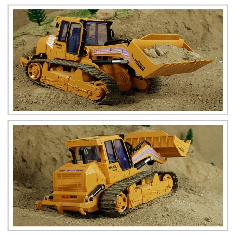New XM-6822L RC Bulldozer 1:16 10CH RTR Construction Vehicle Toy USA ...