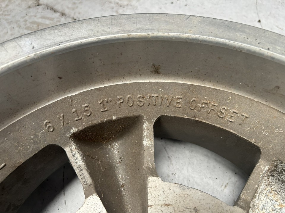AME Torque Thrust Mag Wheel New 15x6 Ford Mopar AMC Single Spare NOS ...