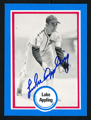 Luke Appling Autographed Signed 1976 Shakey's Pizza Card #95 White Sox ...