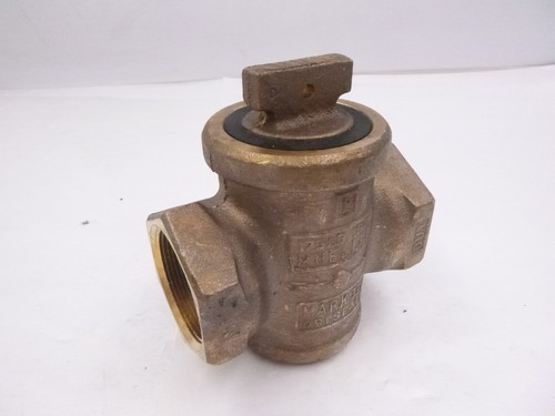 Mueller MH10288NK Heavy Duty 2" FIP Brass Oriseal Curb Stop Valve 175LB ...