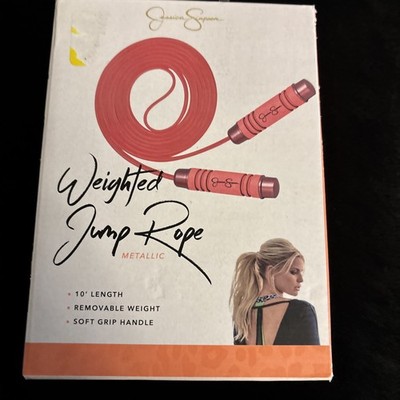Jessica Simpson Weighted Jump Rope PINK | eBay