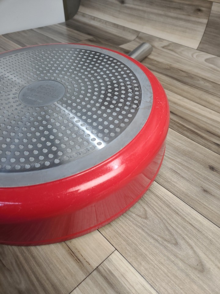 Ninja Foodi NeverStick 3-Quart 10.5" Red Fry Pan Induction Ready Sauté ...