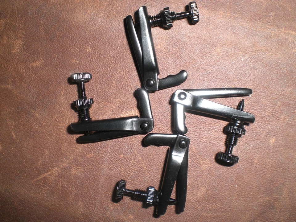 100 PCs FULL BLACK Violin Fine Tuner 3/4 to 4/4 Quality Fine Tuners | eBay