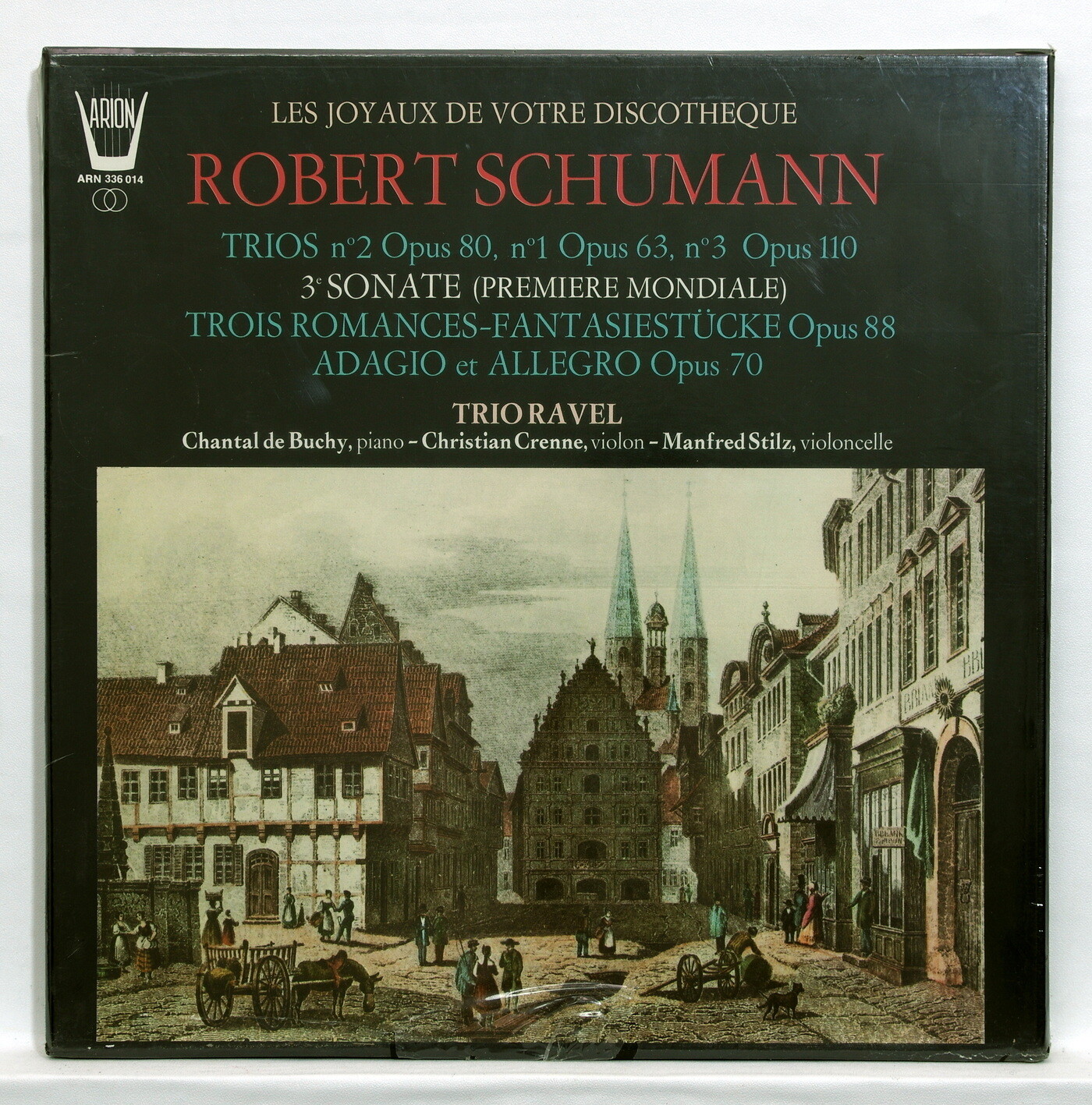 TRIO RAVEL - SCHUMANN trios nos.1-3, sonata, romances ARION 3xLPs STILL ...