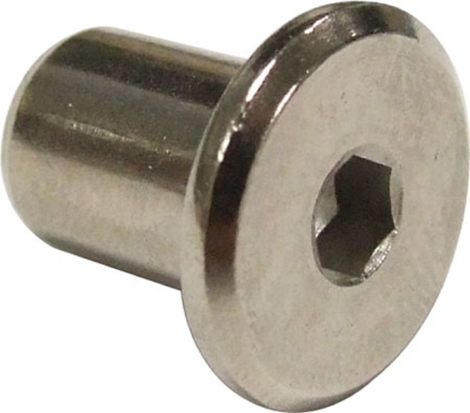 M6 Sleeve Nut With SW4 Hexagonal Socket - Steel | eBay UK