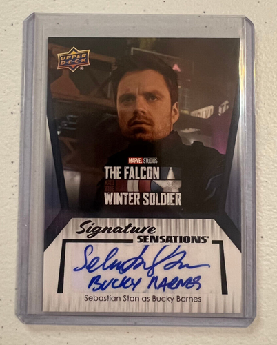 2024 Upper Deck Marvel Studios Sebastian Stan Bucky inscribed Autograph ...