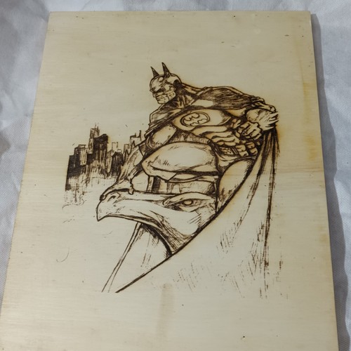 Batman Laser Engraved Wood Wall Art 11"x14" | eBay