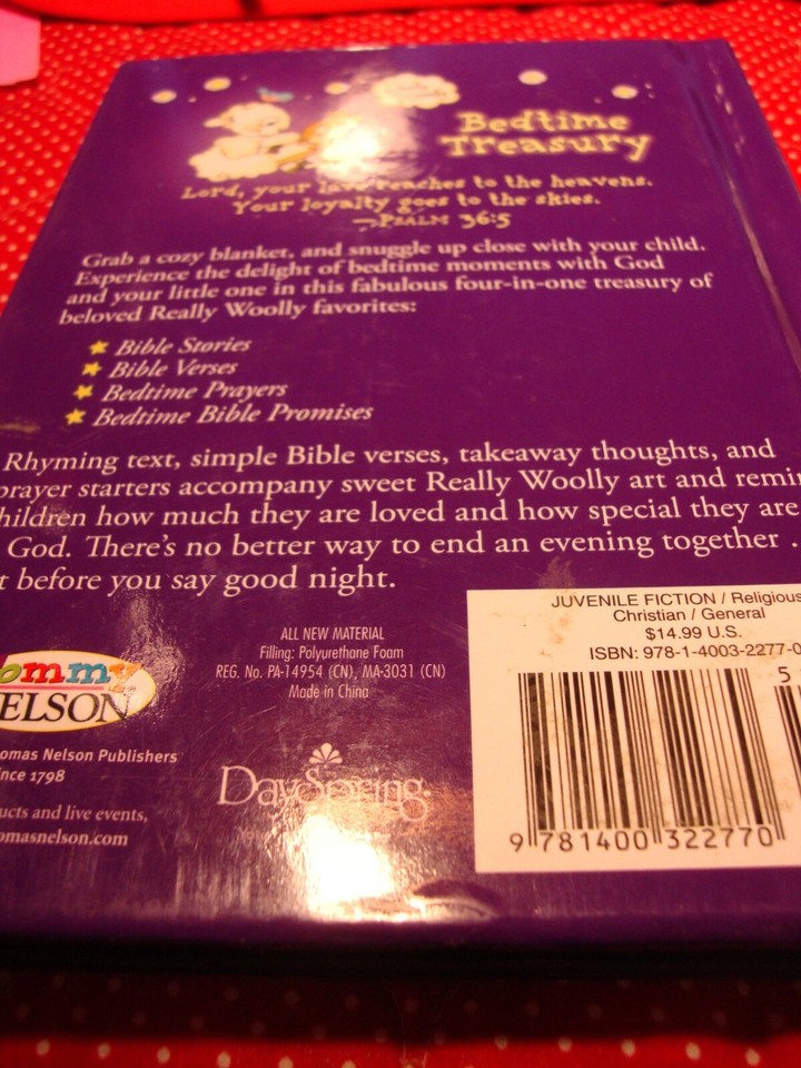 "Really Woolly Bedtime Treasury" Dayspring ~ Bible Stories, Verses ...