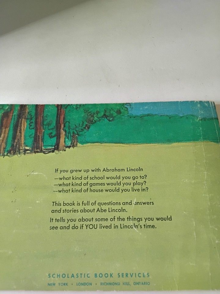 Vintage Childrens Book If You Grew Up With Abraham Lincoln By Ann ...