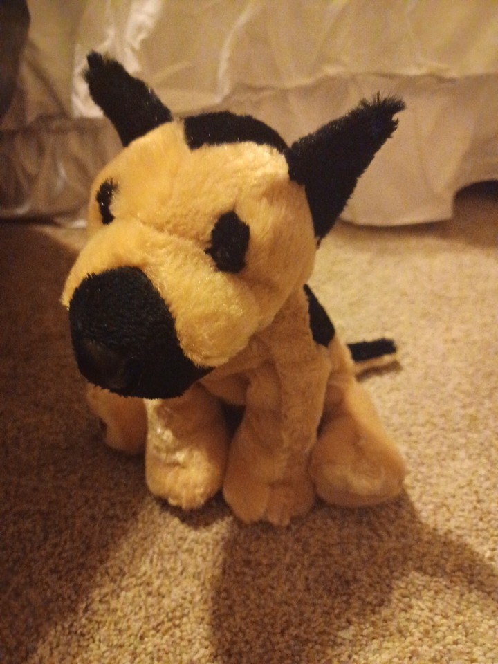 Webkinz German Shepherd Dog Plush GANZ 8" Stuffed Animal Toy NO CODE ...