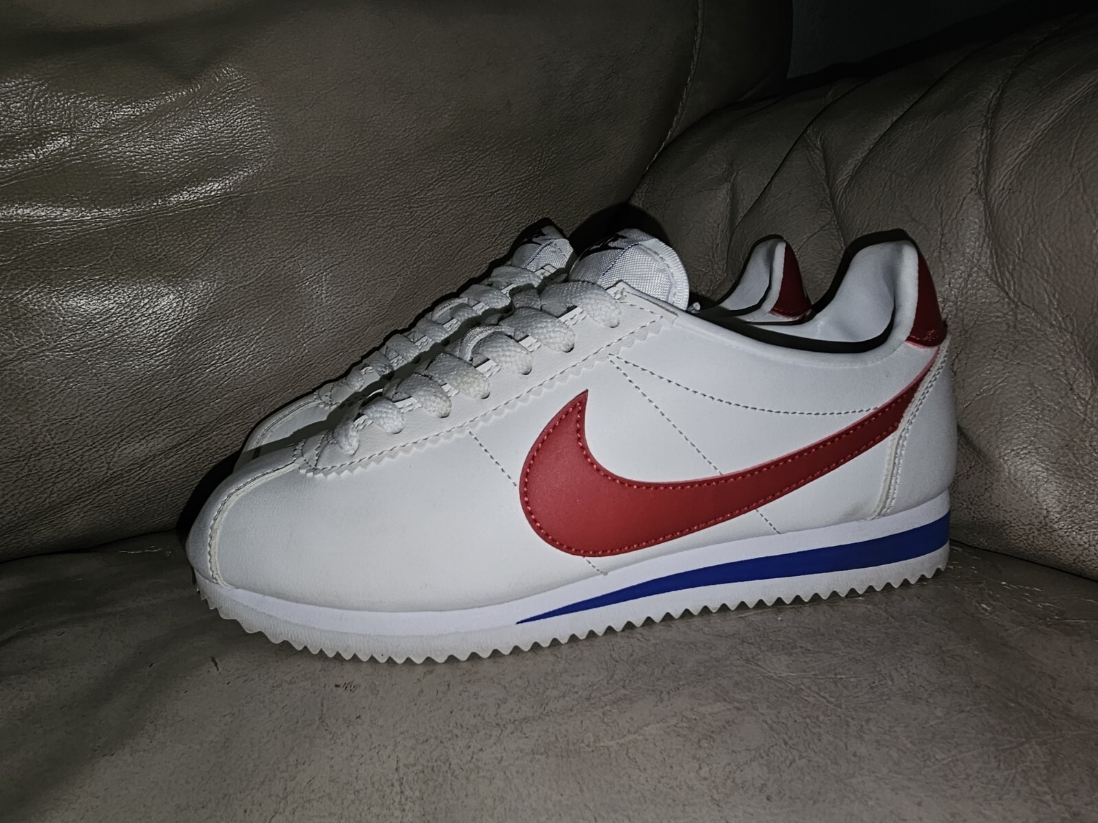 Nike Classic Cortez Forrest Gump Shoes Size 6.5 Womens - Gem