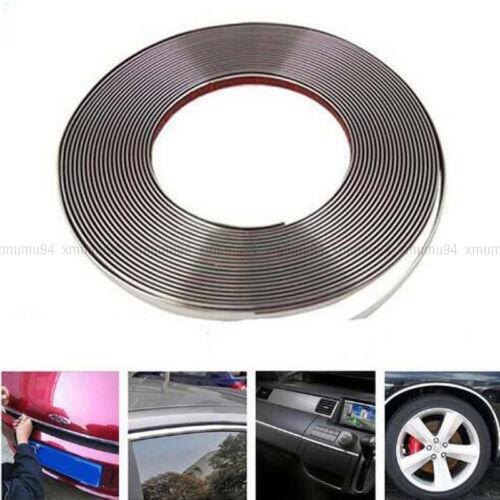 5Mx1cm Chrome Car Auto Door Edge Styling Moulding Trim Strip Self ...