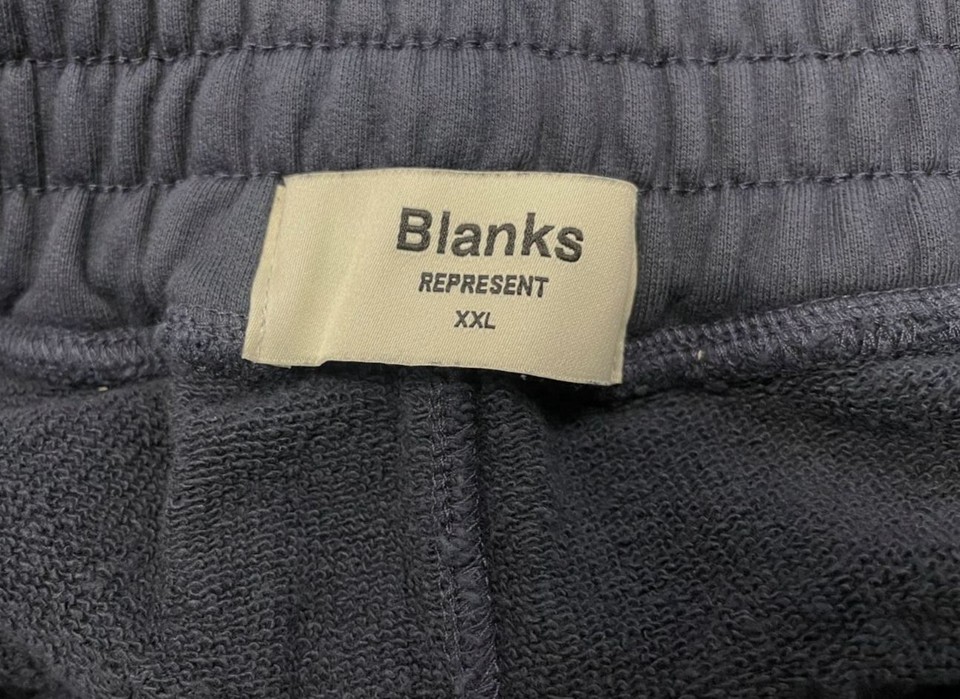 $128 Represent Men's Blue Blanks Sweat-Shorts Size XXL | eBay