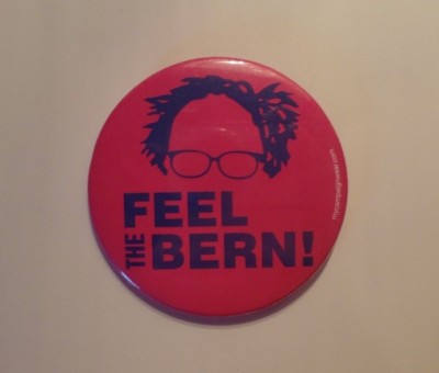 Bernie Sanders Democratic Presidential Campaign Button 2016 Feel The ...
