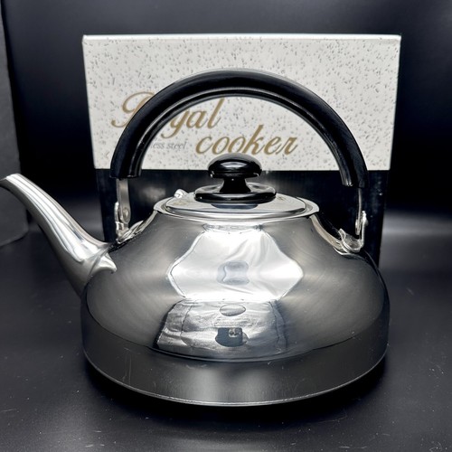 Japanese Tea Kettle Teapot Solid 18/8 Stainless Steel ROYAL COOKER ...