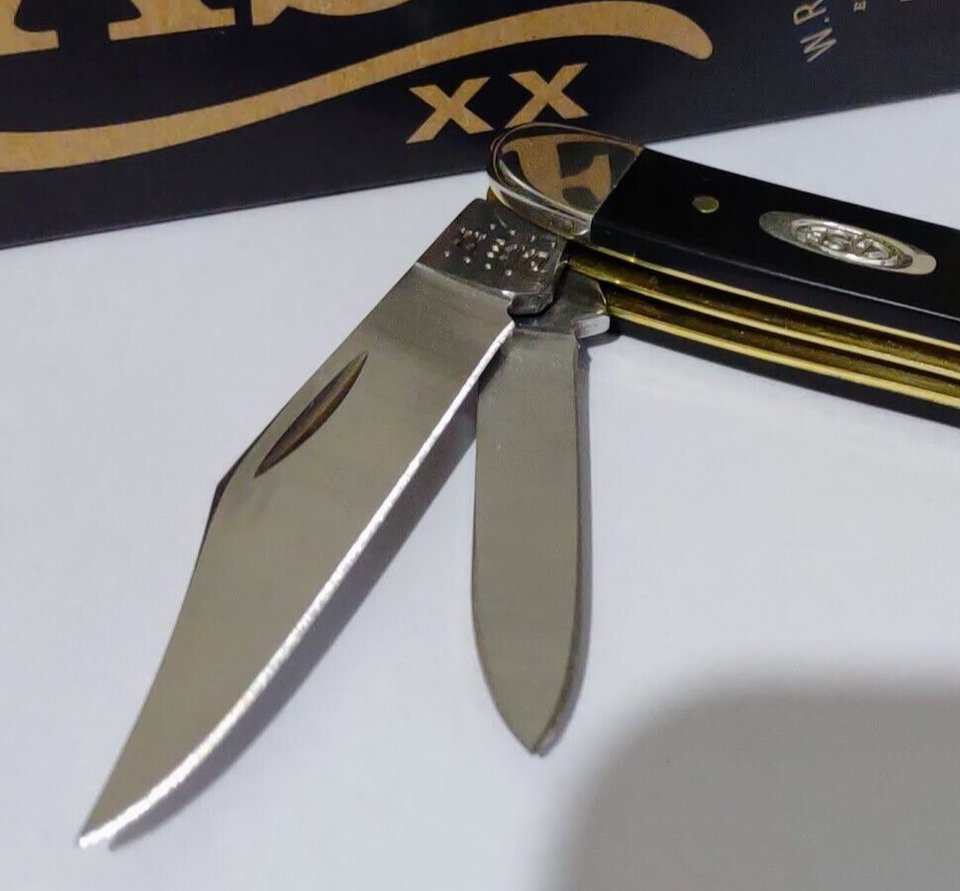 CASE XX 2 BLADE HUNTING POCKET KNIFE U.S.A. BLACK !!! | eBay