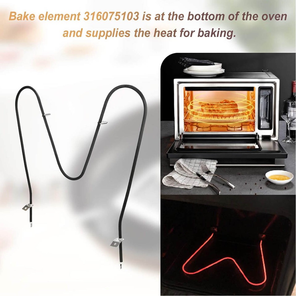 Oven Bake Lower Heating Element For Electrolux Frigidaire 316225001 ...