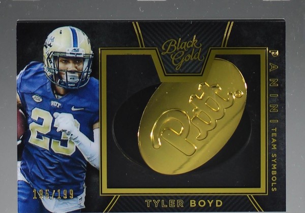 2016 Panini Black Gold Collegiate - Team Symbols #40 Tyler Boyd /199 ...