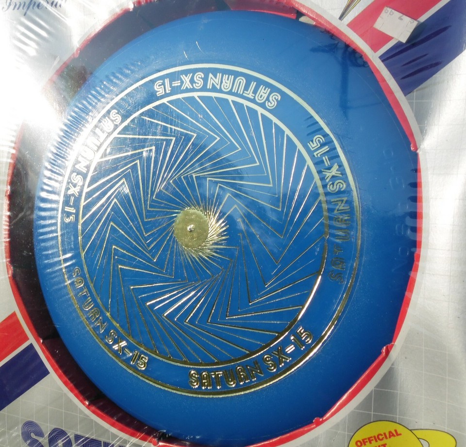 Vintage New 1985 Saturn SX-15 Frisbee Blue Imperial 150g NOS | eBay