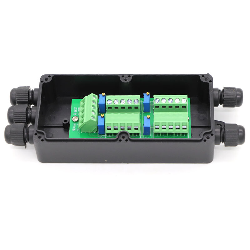 4 In to 1 Out Plastic White Load Cell Junction Box Summing Box for ...