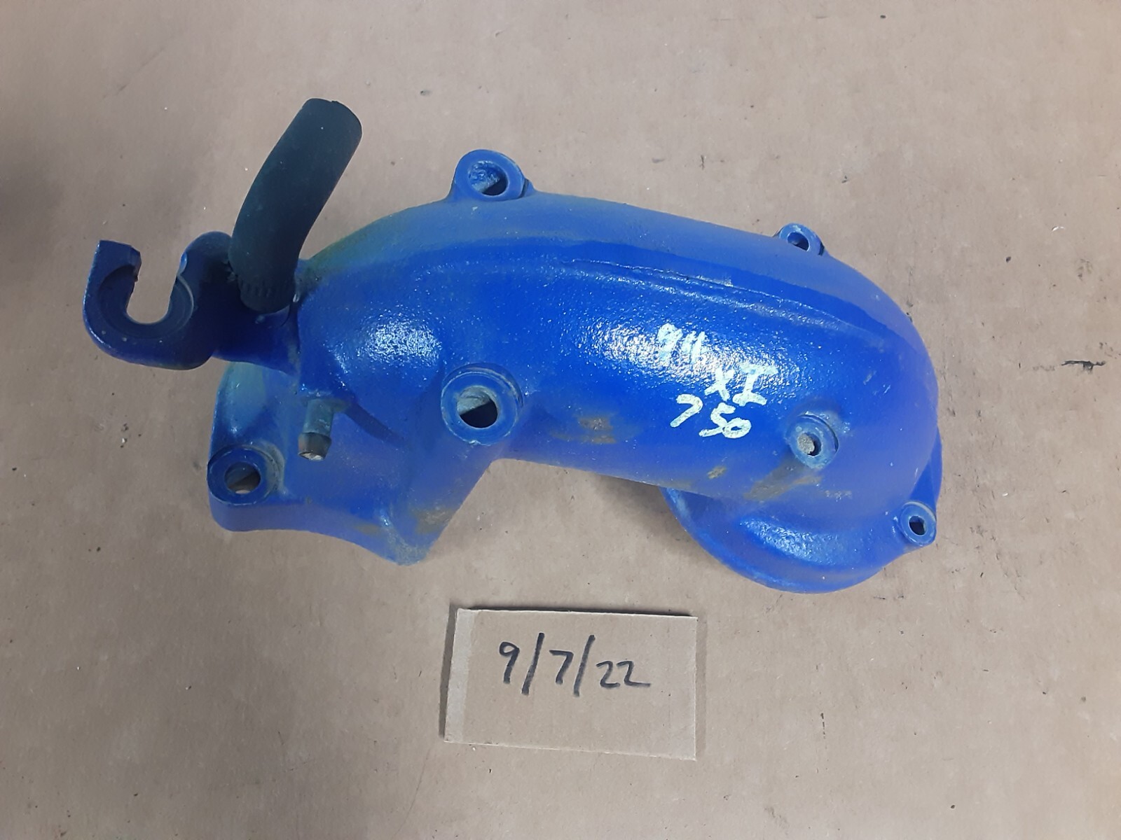 1994 Kawasaki 750 Xi Exhaust Mid Pipe Muffler Head Header Chamber 93-95 ...