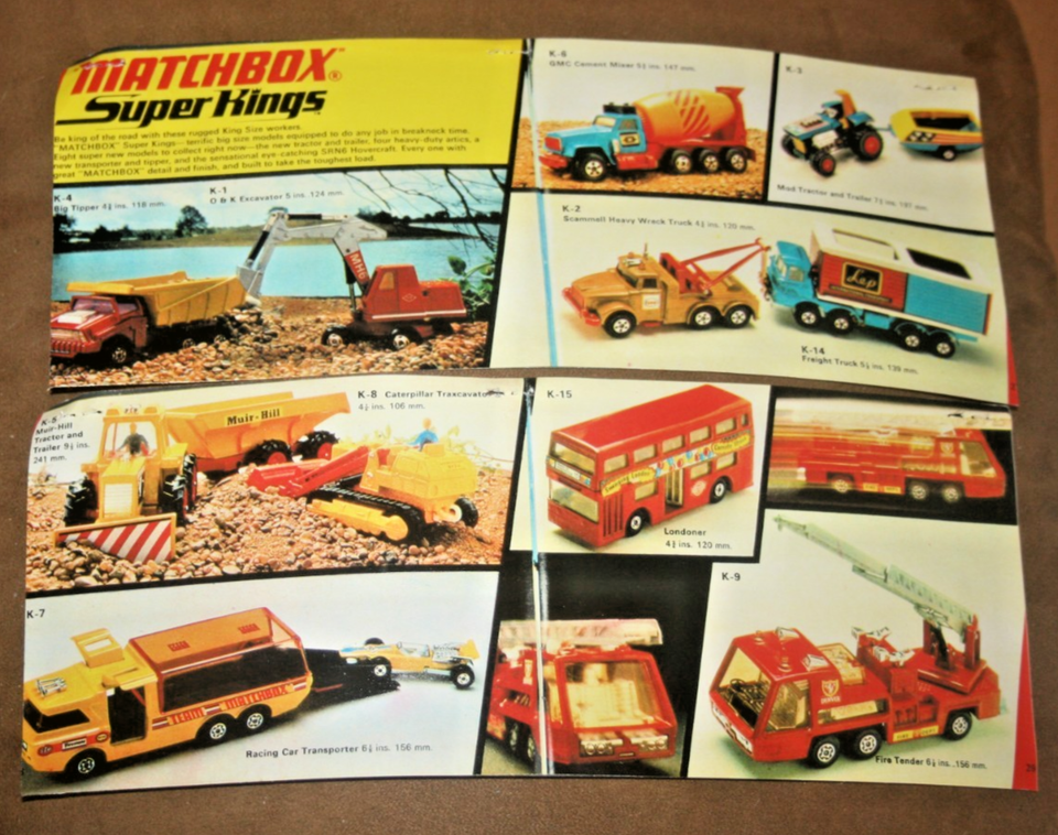 Vintage Matchbox Collectors Catalogs - 1973 - 1974 | eBay